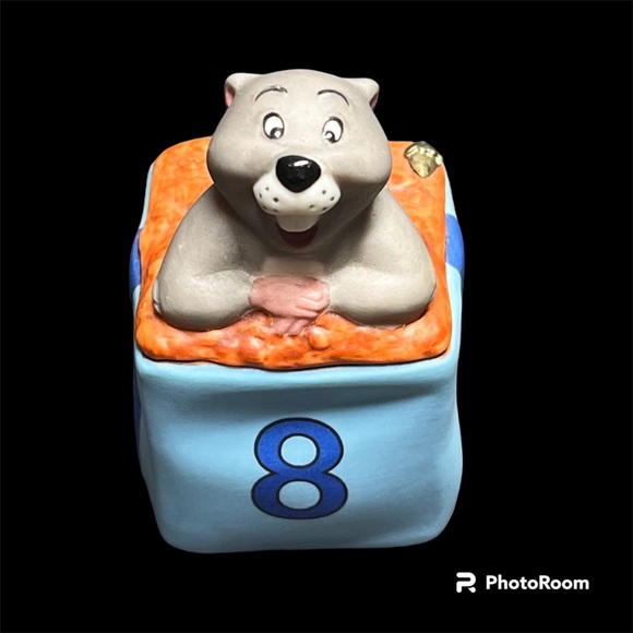 Disney | Other | Pooh Friends 8th Birthday Celebration Ceramic Figurine ...